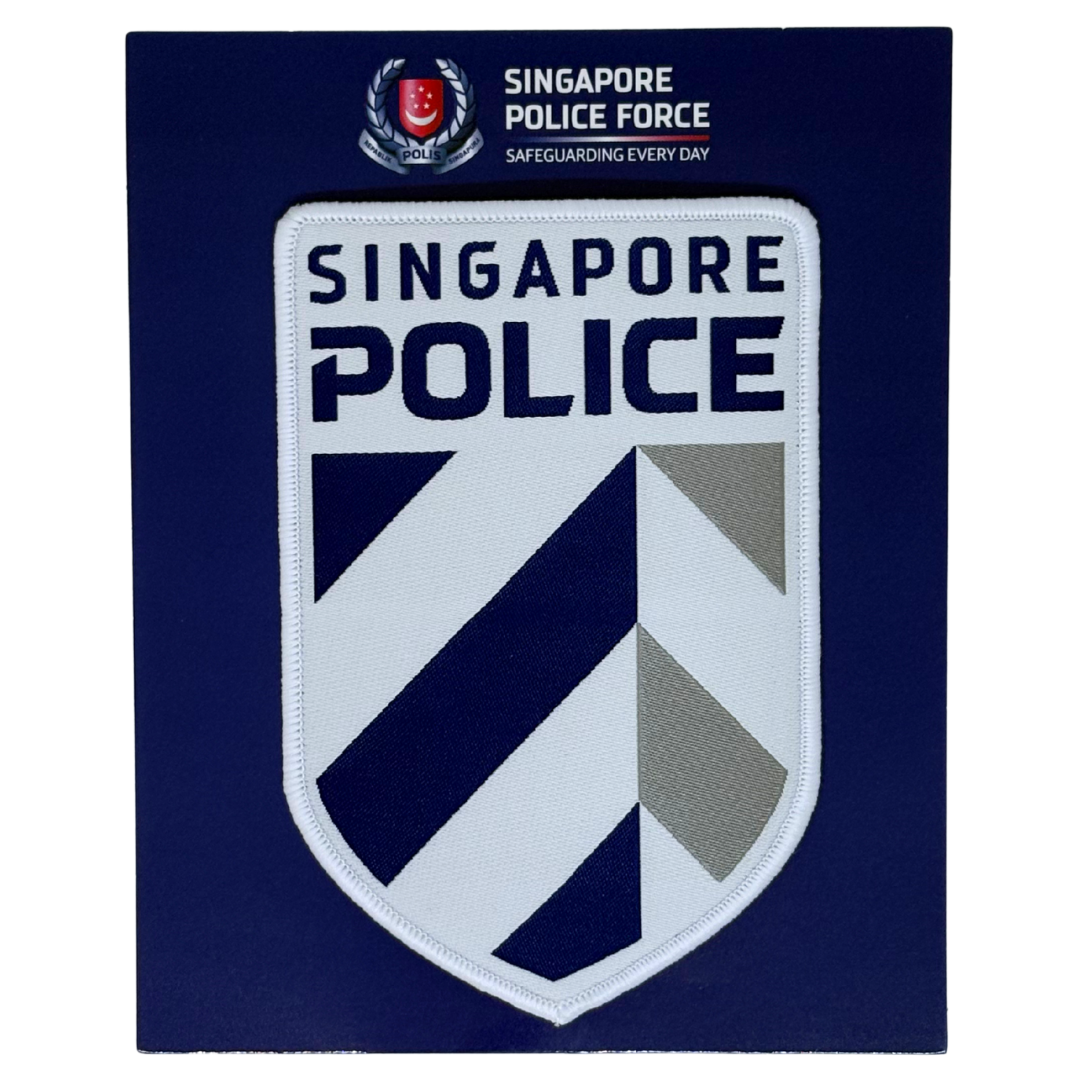 SPF Woven Patch (Secondary Emblem) – SG Police Gifts - POLWEL